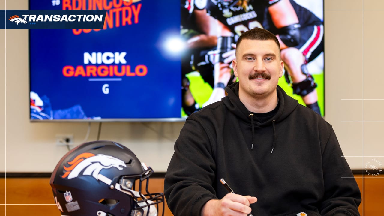 G Nick Gargiulo signs rookie contract