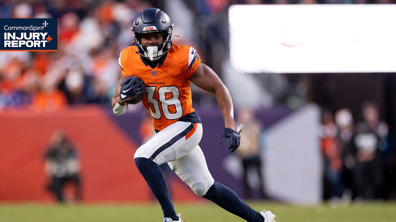 Injury Report: RB Jaleel McLaughlin, CB Riley Moss ruled out for Week ...