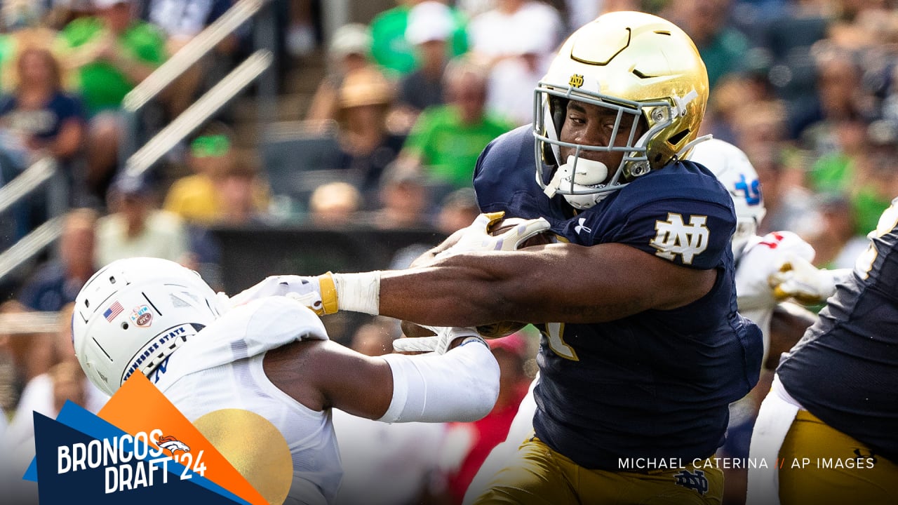 Photos: Fifth-round pick Audric Estime's path to the Denver Broncos