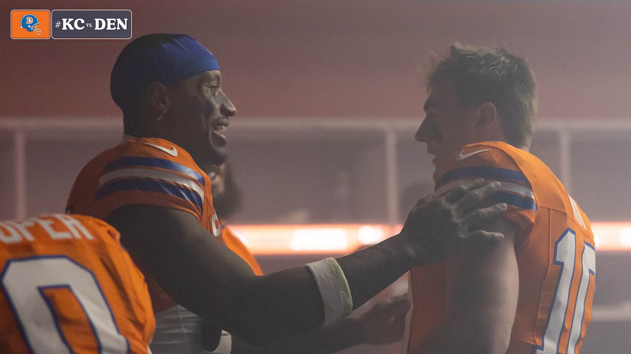 Photos: Inside the Broncos’ locker room celebration after clinching a ...
