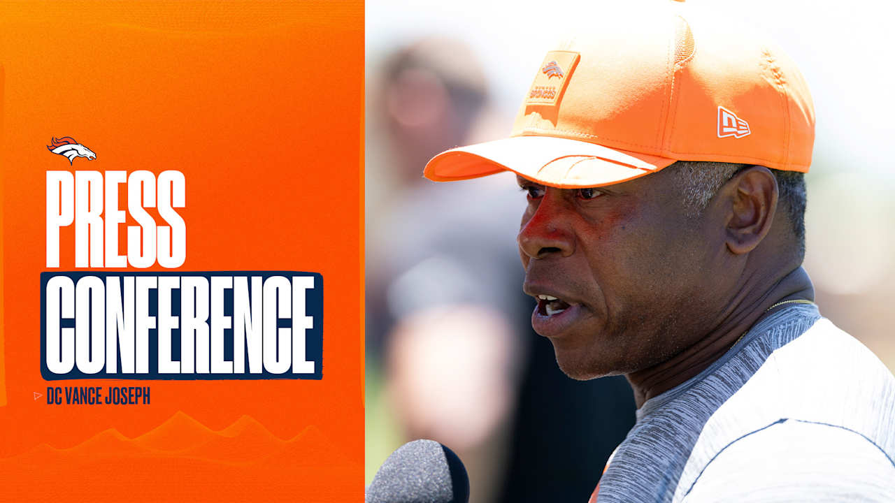 DC Vance Joseph on the 2026 season: 'Chasing the process is our goal'
