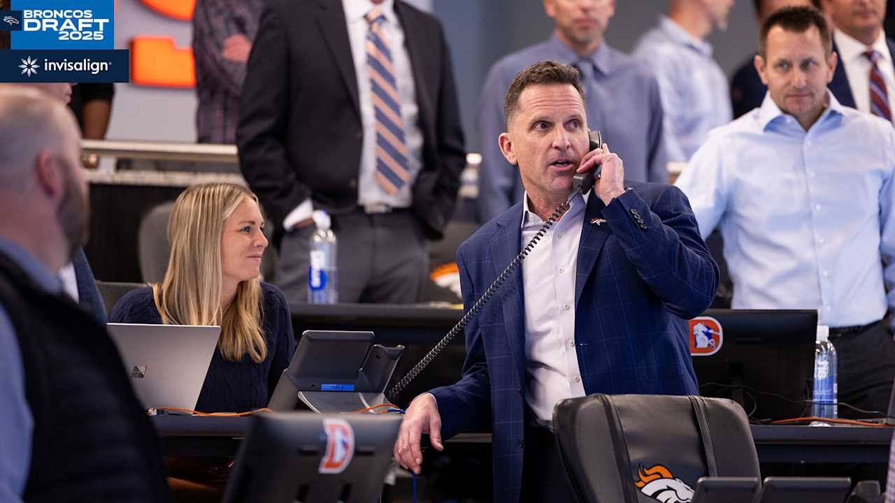 Photos: Inside the Broncos' war room during the 2025 NFL Draft