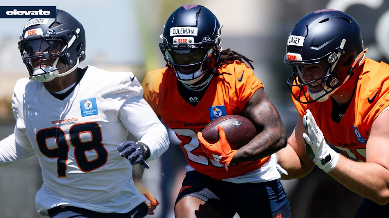 First look: Broncos’ 2026 rookies hit the practice field for minicamp