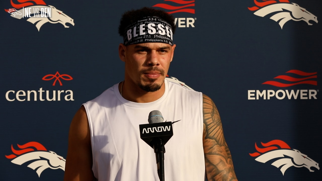 S Justin Simmons on stopping explosive plays vs. Patriots: 'That's ...