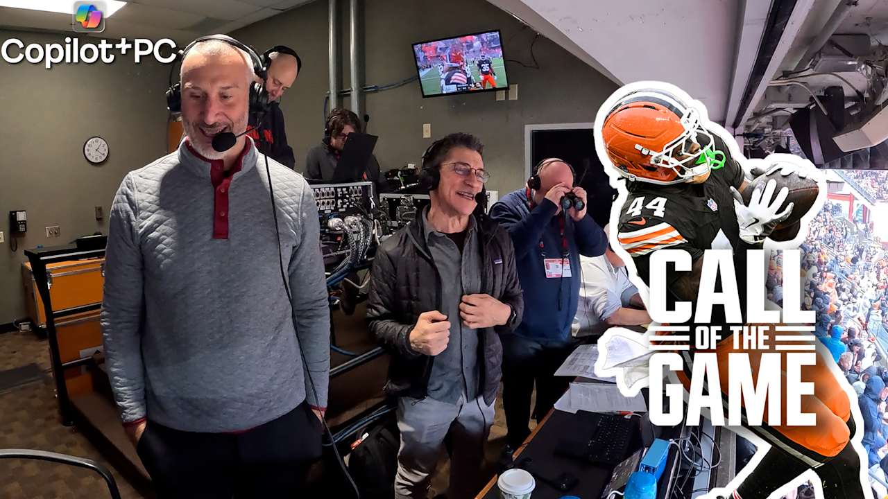 "What a catch! Harold Fannin!" Call of the Game - Week 17 vs. Steelers