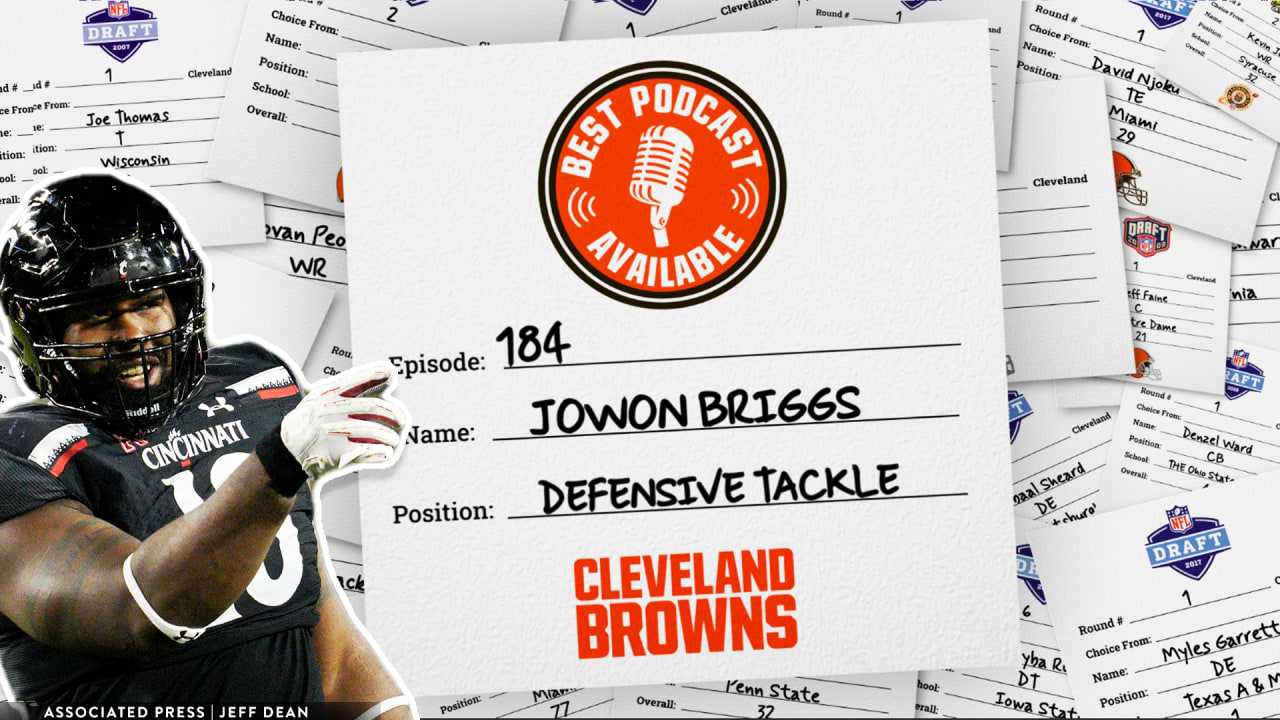 Chatting with Rookie Seventh Round Pick Jowon Briggs | Cleveland Browns