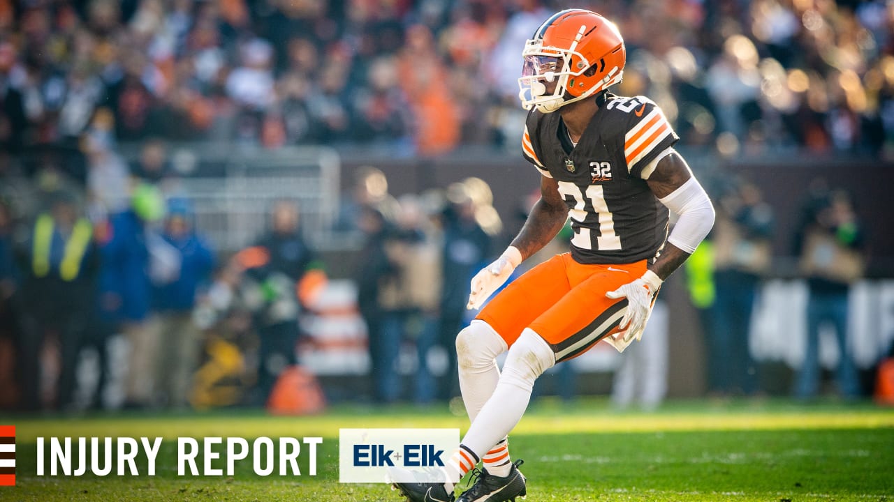 CB Denzel Ward out for Week 12 vs. Broncos