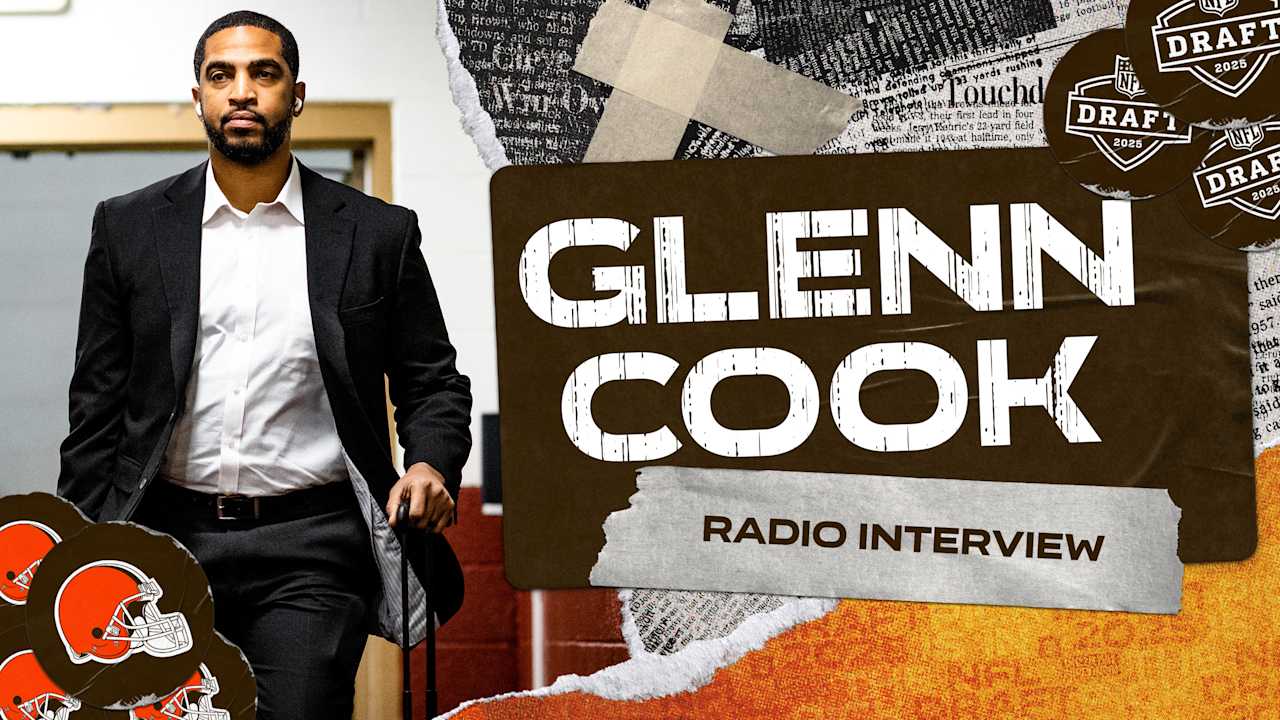 Glenn Cook Exclusive Interview - Cleveland Browns Draft Show - 4.25.25