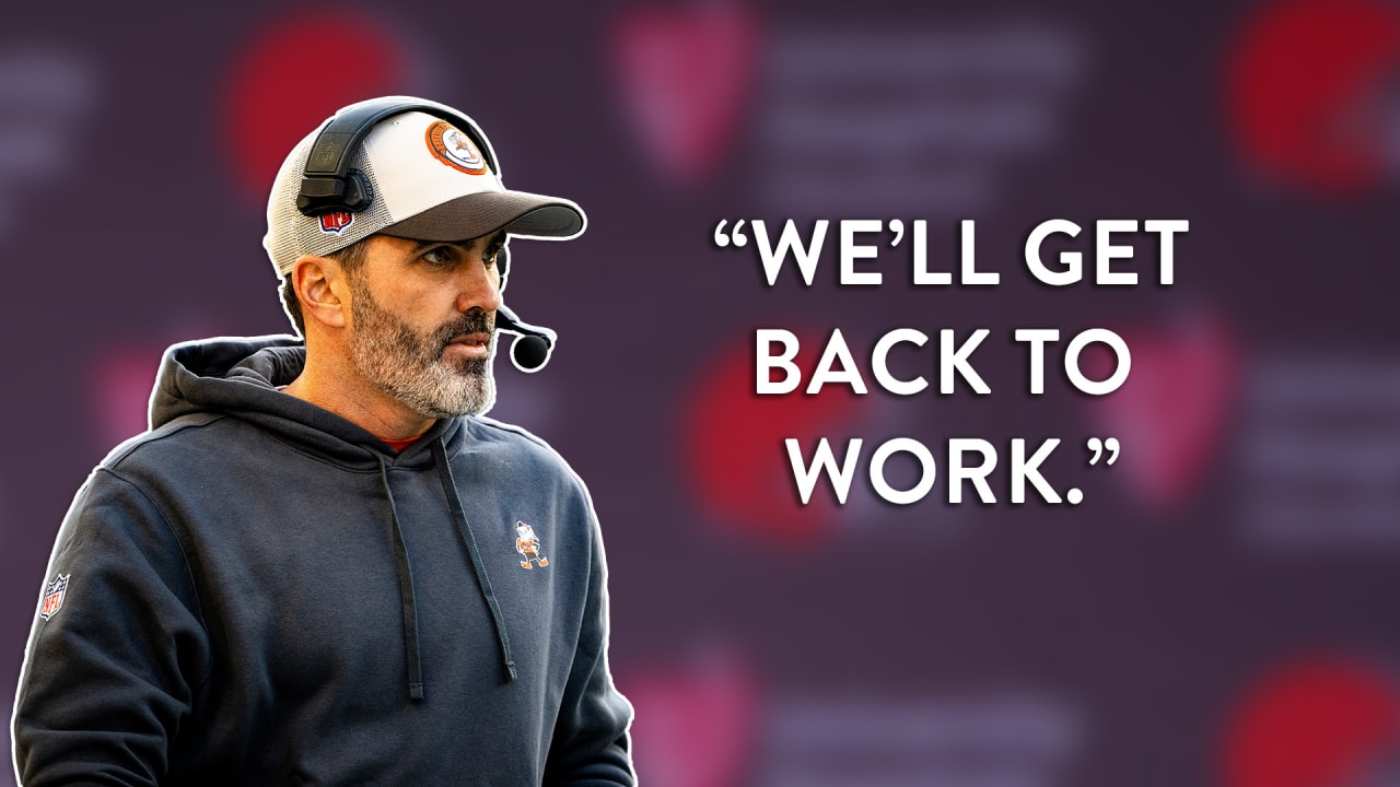 Kevin Stefanski "We'll get back to work." | December 4, 2023