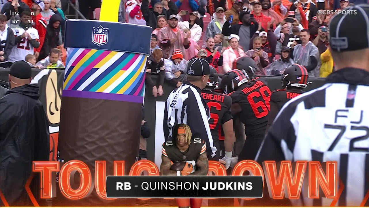 Quinshon Judkins gets his 3rd TD of the day vs. Dolphins