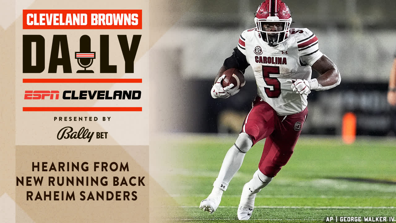 Hearing from new RB Raheim Sanders - Cleveland Browns Daily - 8.28.25