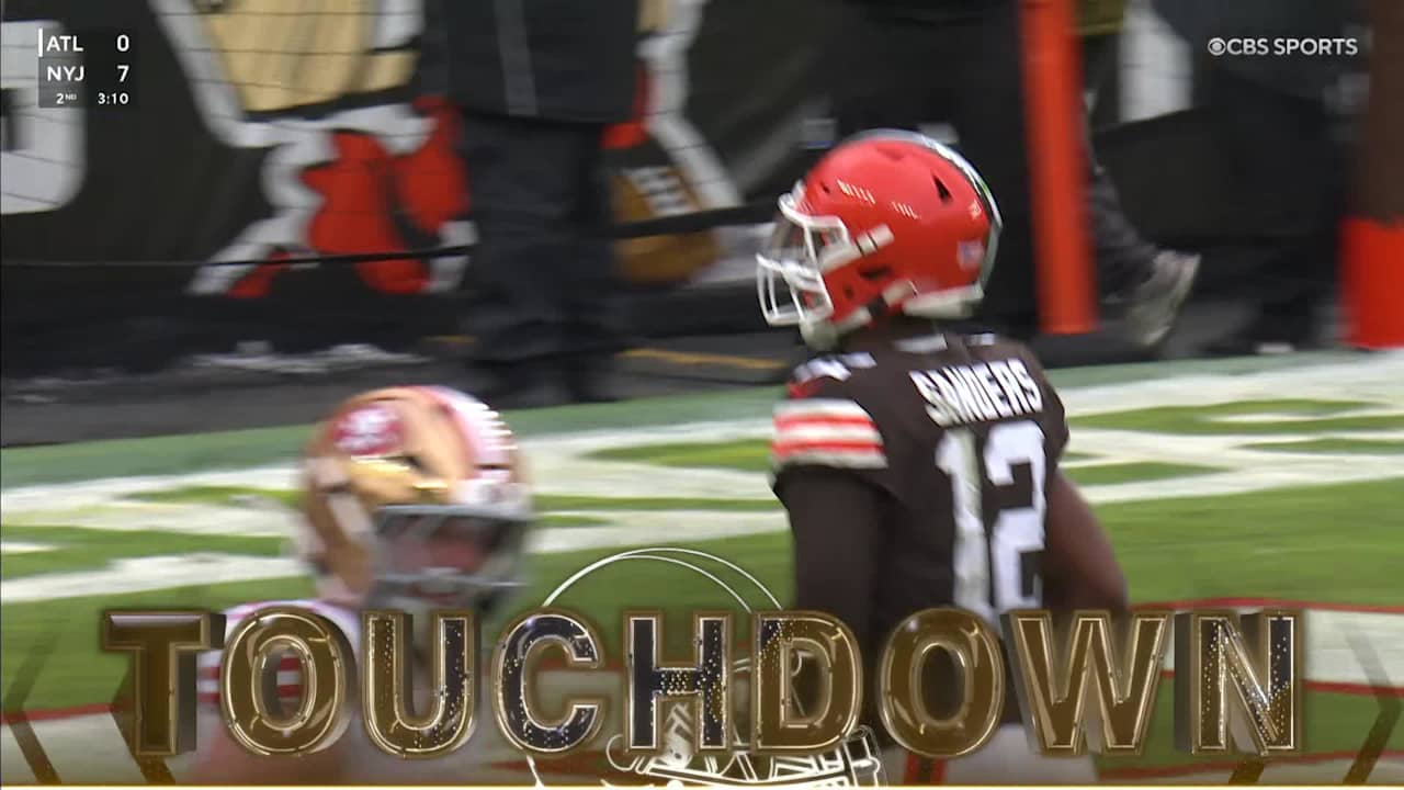 Can't-Miss Play: Shedeur Sanders' 34-yard TD loft goes to fellow rookie ...