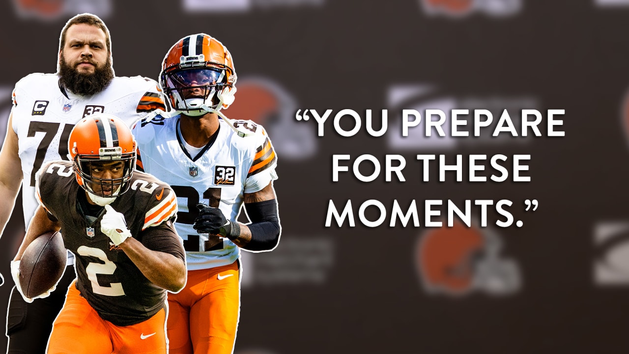 Amari Cooper, Denzel Ward & Joel Bitonio "You prepare for these moments ...