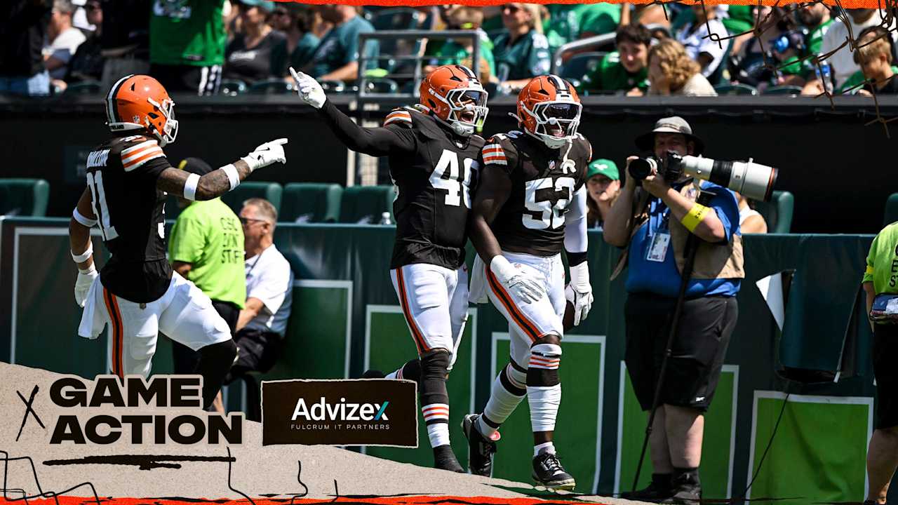In-Game Highlights from 2025 Browns vs. Eagles Preseason Week 2