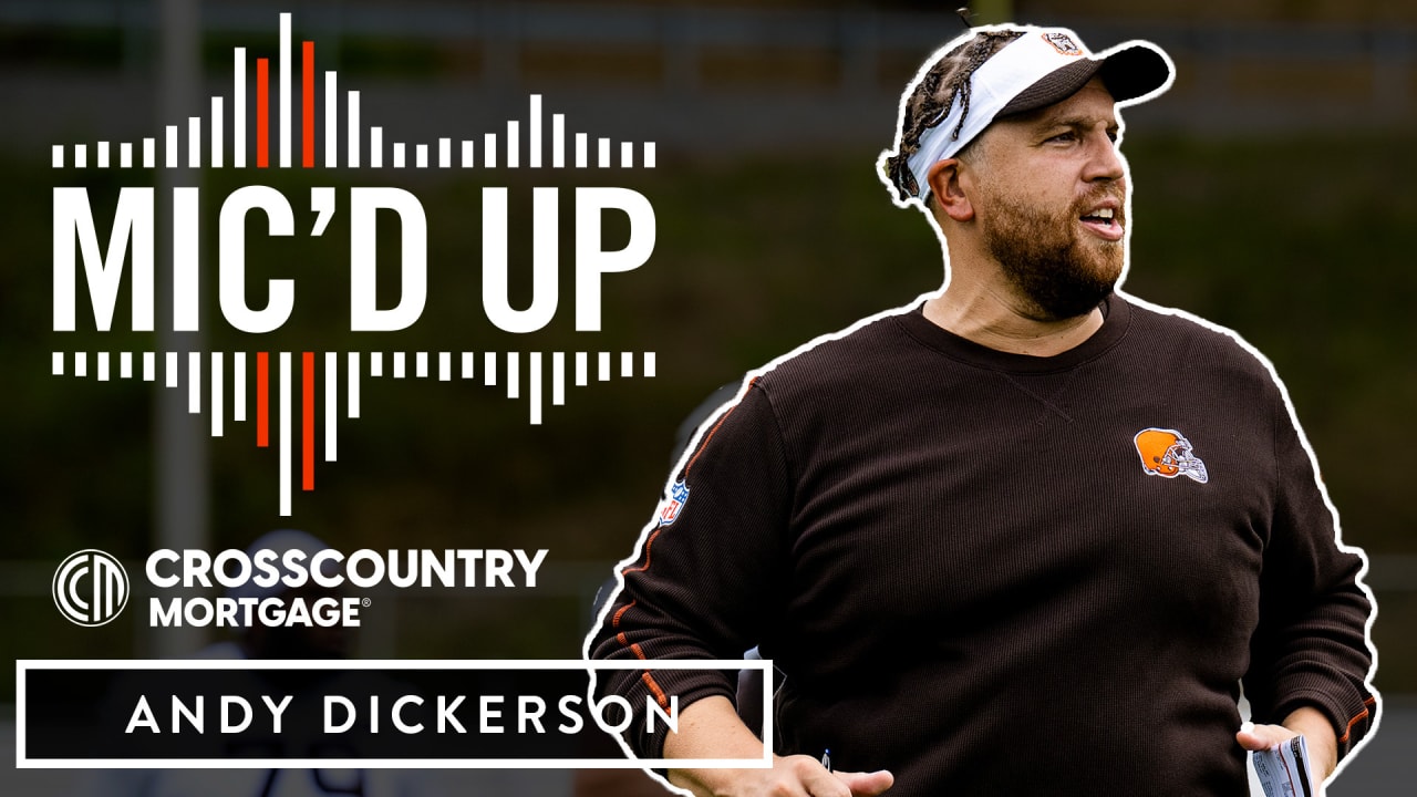 Andy Dickerson Mic'd Up for Training Camp | Cleveland Browns