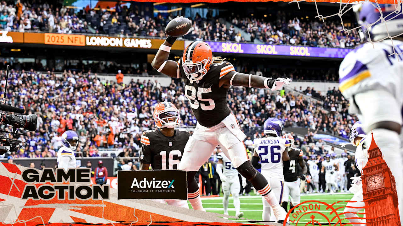 In-Game Highlights from 2025 Browns vs. Vikings Week 5