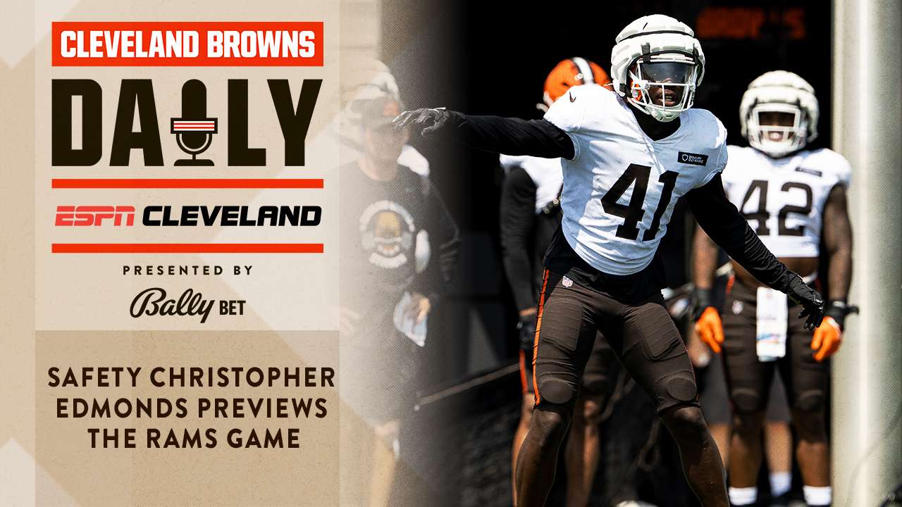 Safety Christopher Edmonds Previews the Rams Game - Cleveland Browns ...