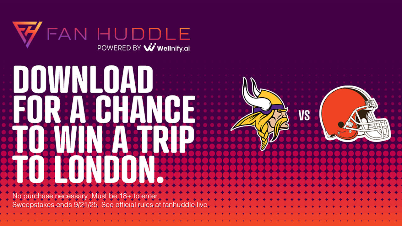 Download Fan Huddle for chance to win a trip to London