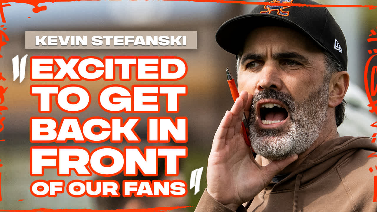 Kevin Stefanski Press Conference: "Excited to get back in front of our ...