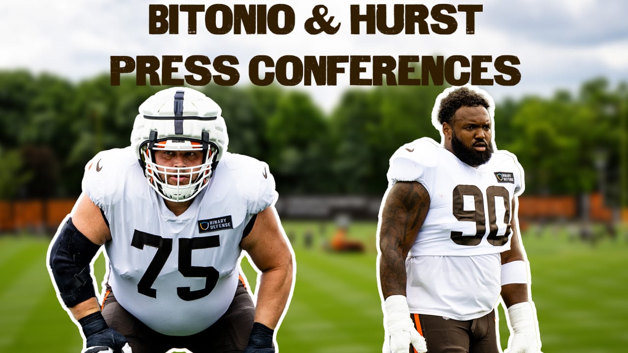 Joel Bitonio & Maurice Hurst II | Press Conference