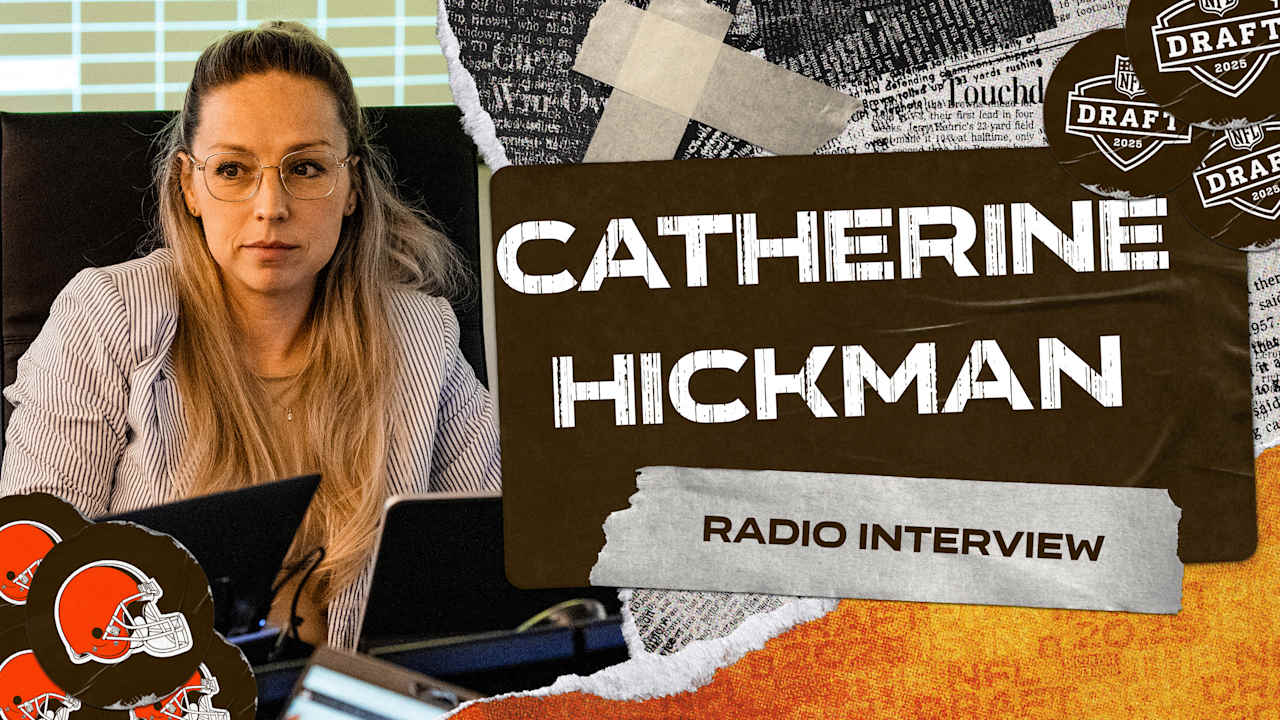 Catherine Hickman Exclusive Interview Cleveland Browns Draft Show 4