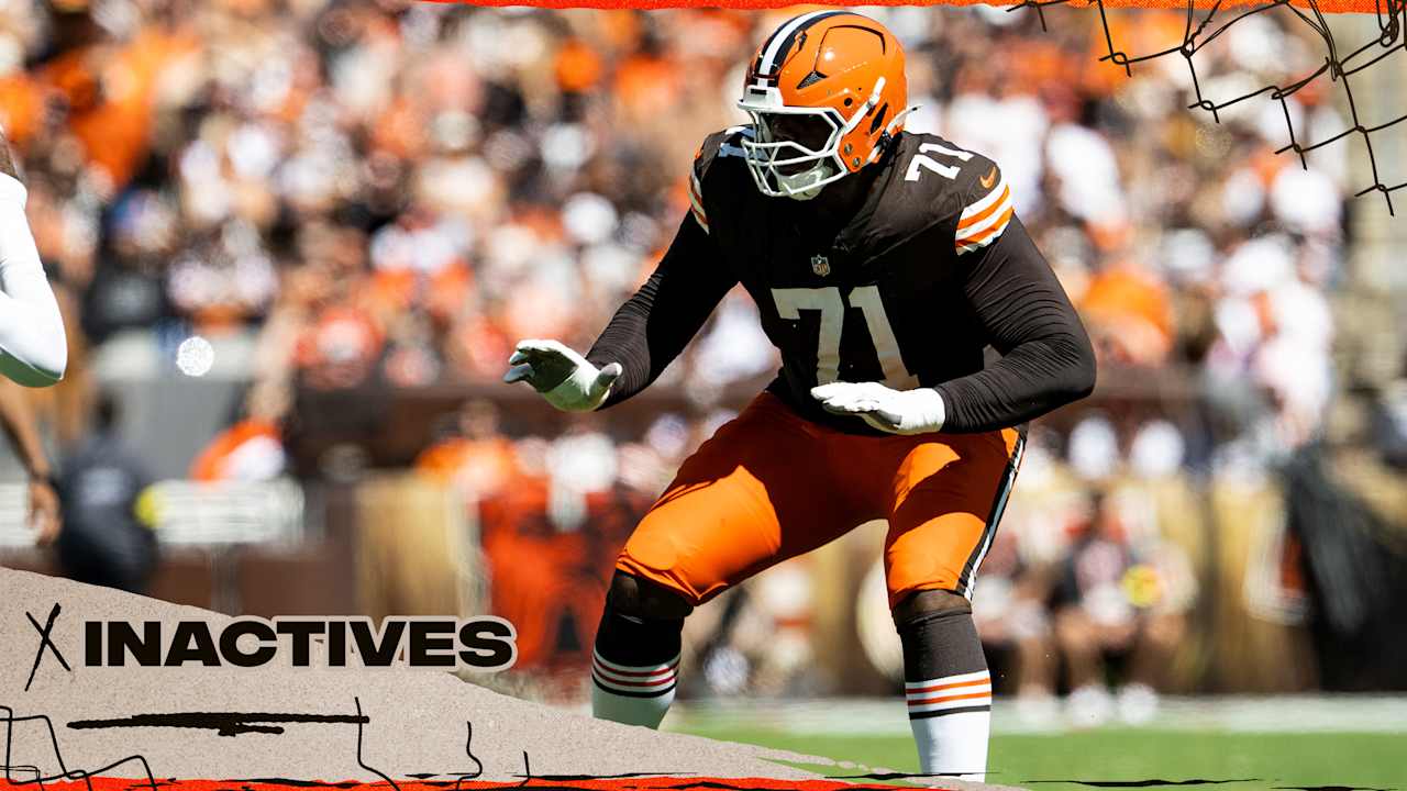 Browns announce inactives for Week 5 vs. Vikings
