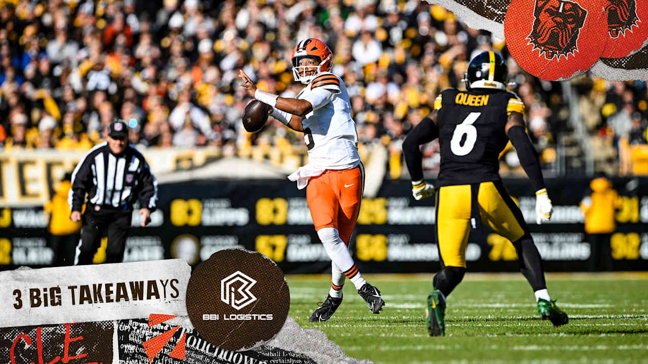 Three Takeaways from Browns' ____ loss to the Steelers