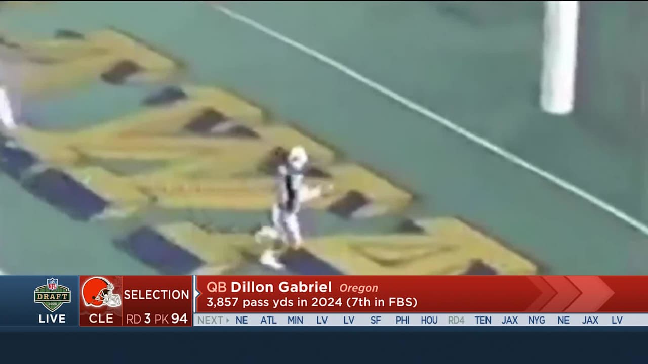 Browns select Dillon Gabriel with No. 94 pick in 2025 draft