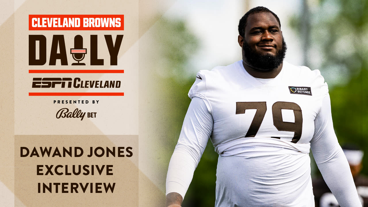 Dawand Jones Exclusive Interview | Cleveland Browns Daily | 7-18-24
