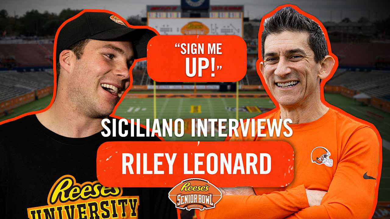 Exclusive Interview with Notre Dame QB Riley Leonard | Reese's Senior Bowl