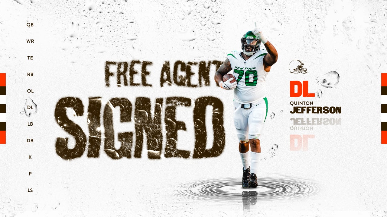 DE Quinton Jefferson signs with the Browns