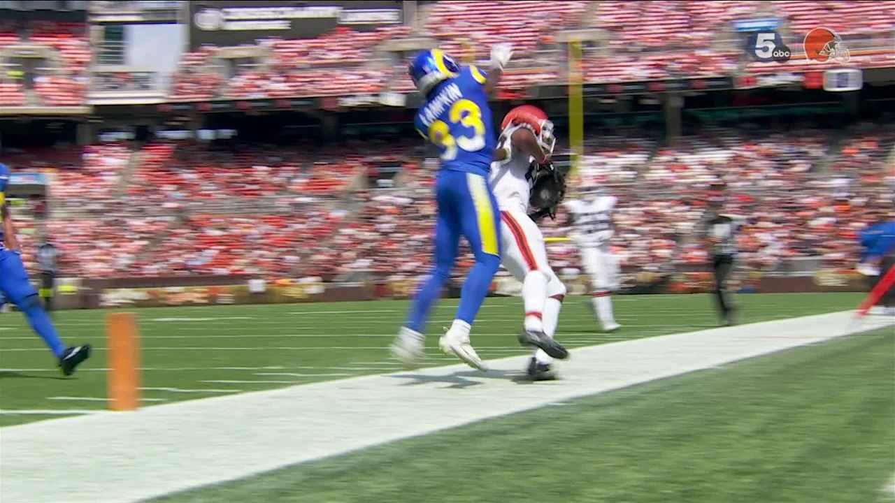 Dillon Gabriel's 16-yard laser beam pinpoints Jamari Thrash just shy of ...