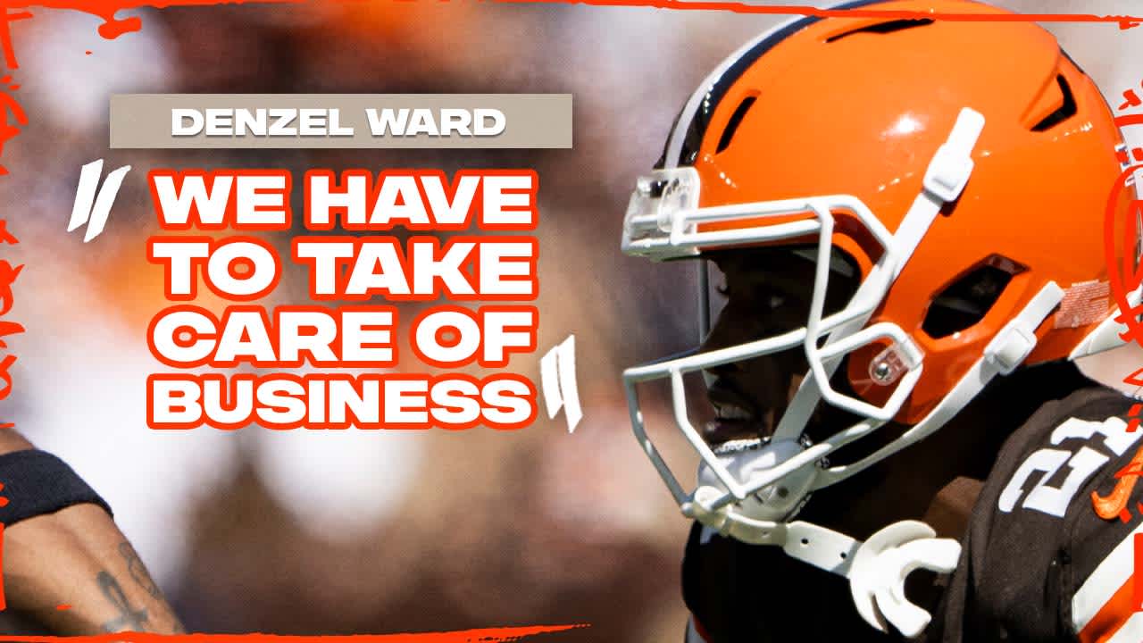 Denzel Ward Press Conference: "We have to take car of business"