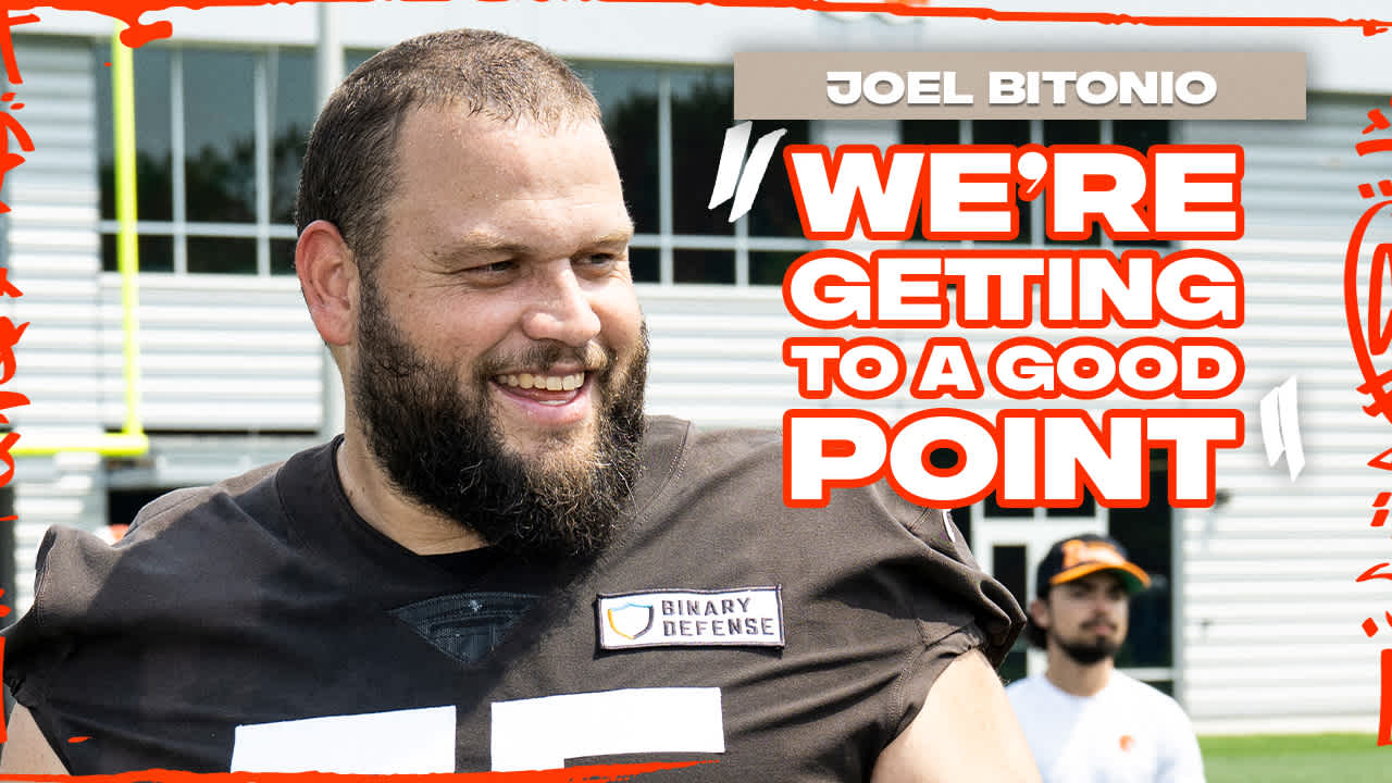 Joel Bitonio Press Conference: "We're Getting to a Good Point"