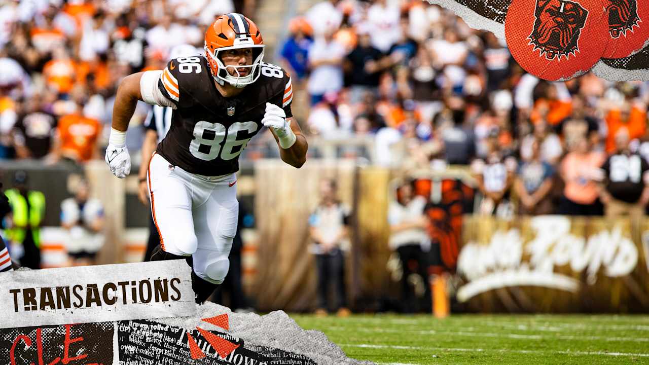 Browns elevate TE Blake Whiteheart