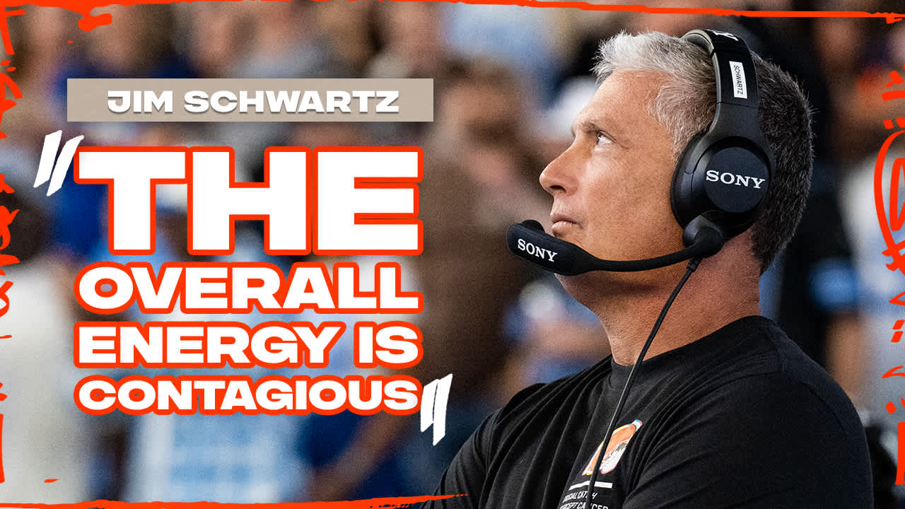 Jim Schwartz Press Conference: "The Overall Energy is Contagious"