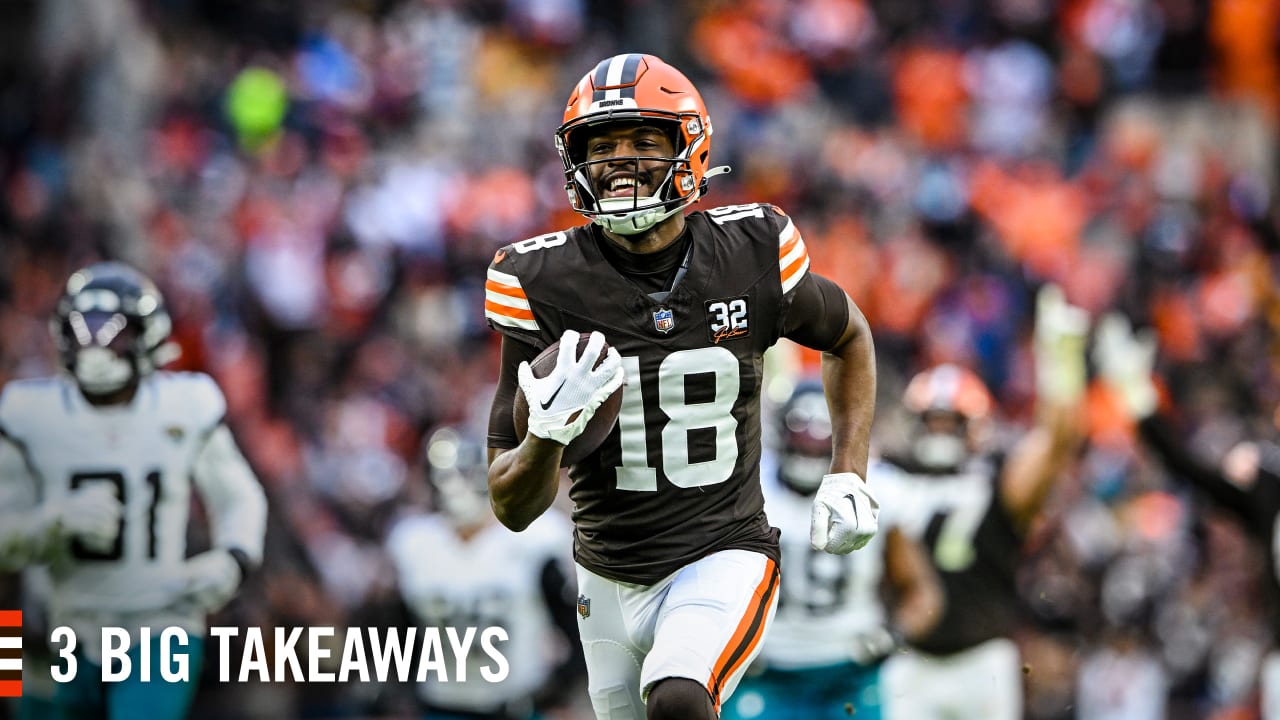 3 Big Takeaways from Browns' win over the Jaguars
