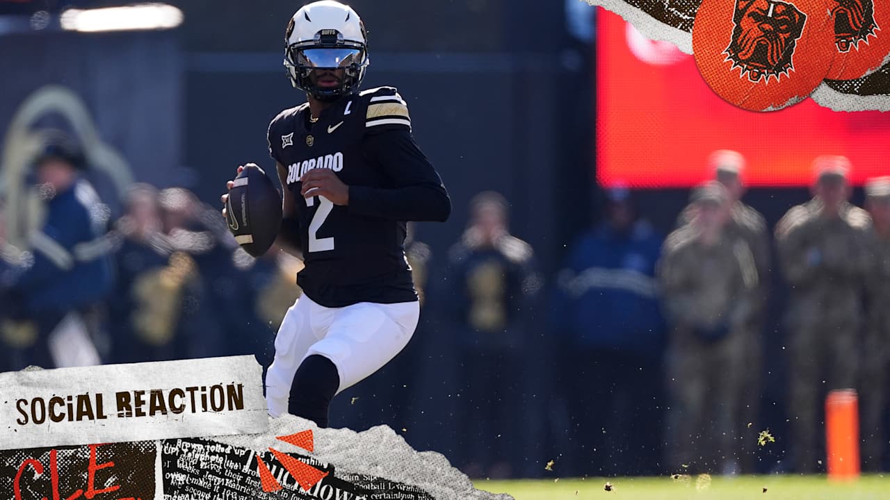 Social media reacts to Browns selection of Dylan Sampson, Shedeur ...