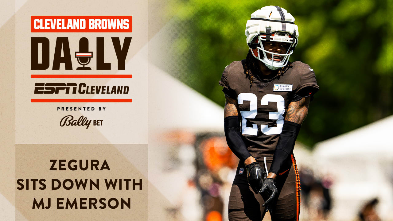 Zegura Sits Down With MJ Emerson | Cleveland Browns Daily | 8 - 22 - 24