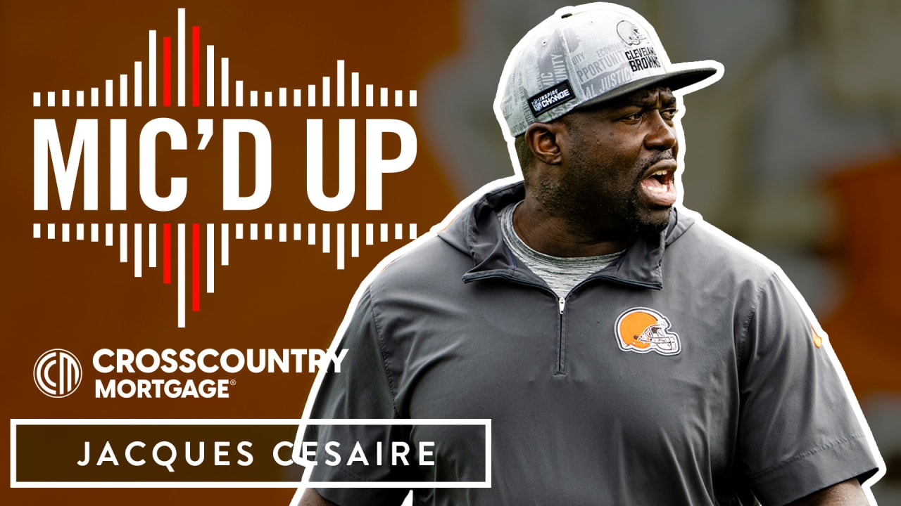 Jacques Cesaire Mic'd Up: Rookie Minicamp Day 2 | Cleveland Browns