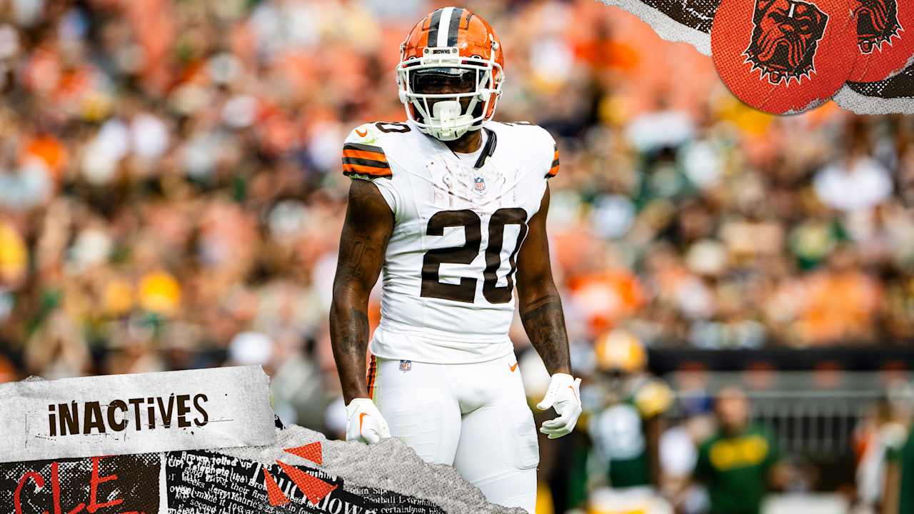 Browns announce inactives for Week 3 vs. the Giants