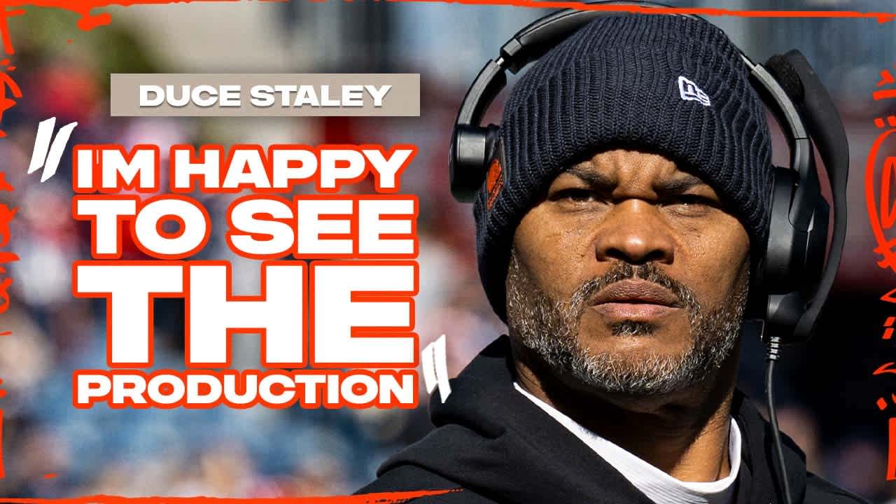 Duce Staley Press Conference: "I'm happy to see the production"
