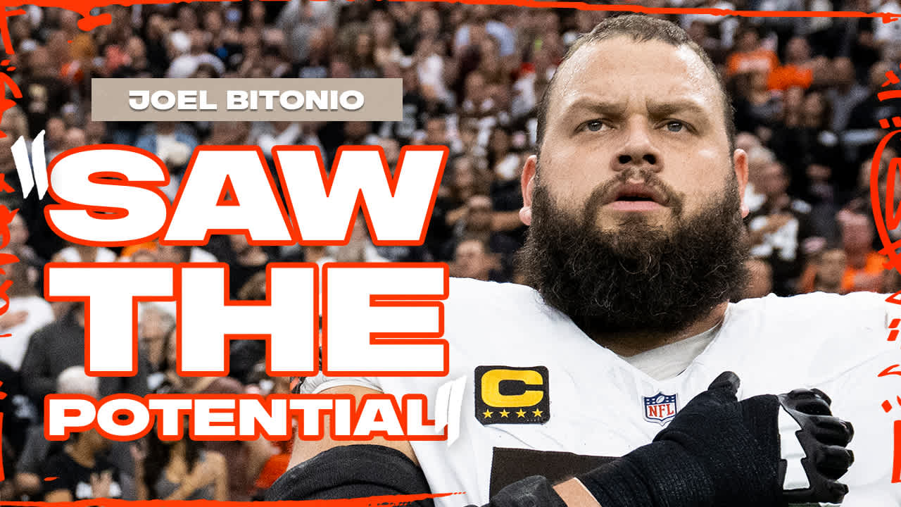 Joel Bitonio Press Conference: "Saw The Potential"