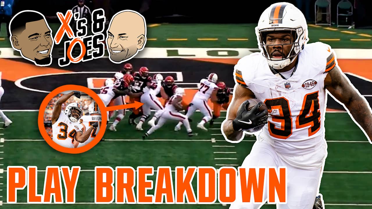 Joe Thomas is BACK to break down another Jerome Ford Touchdown | X's ...