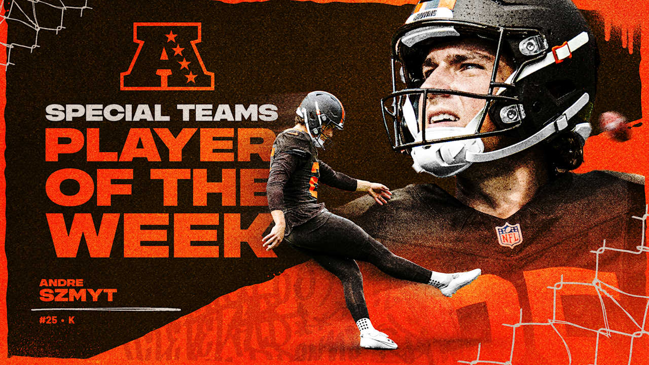 Andre Szmyt named AFC Special Teams Player of the Week