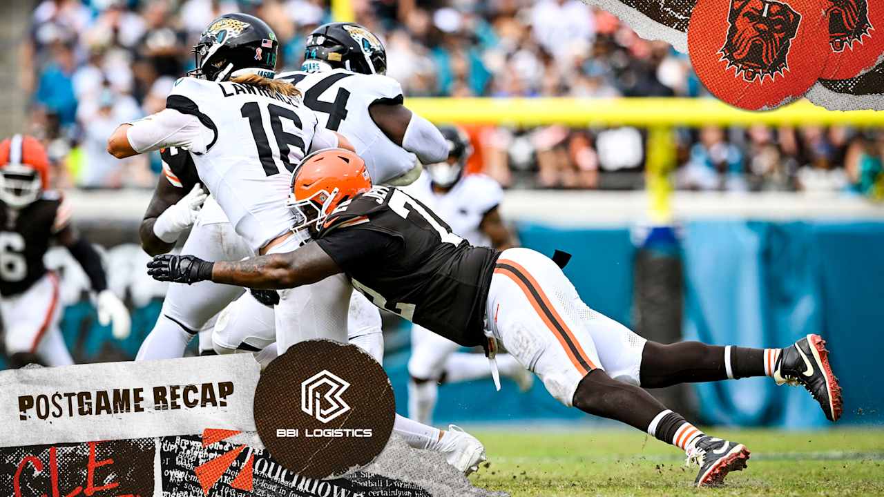 Browns claim first win of the season over the Jaguars | Postgame Recap