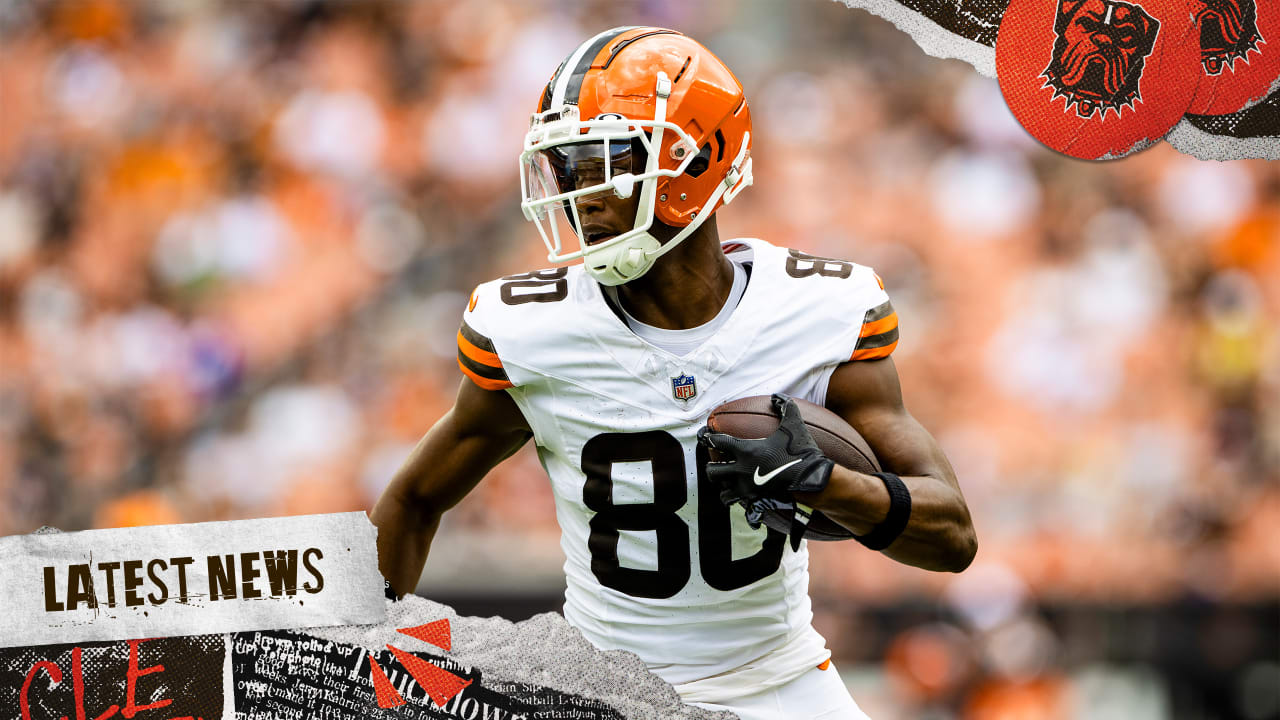 Browns rookie WR Jamari Thrash named Maurice Bassett Award recipient