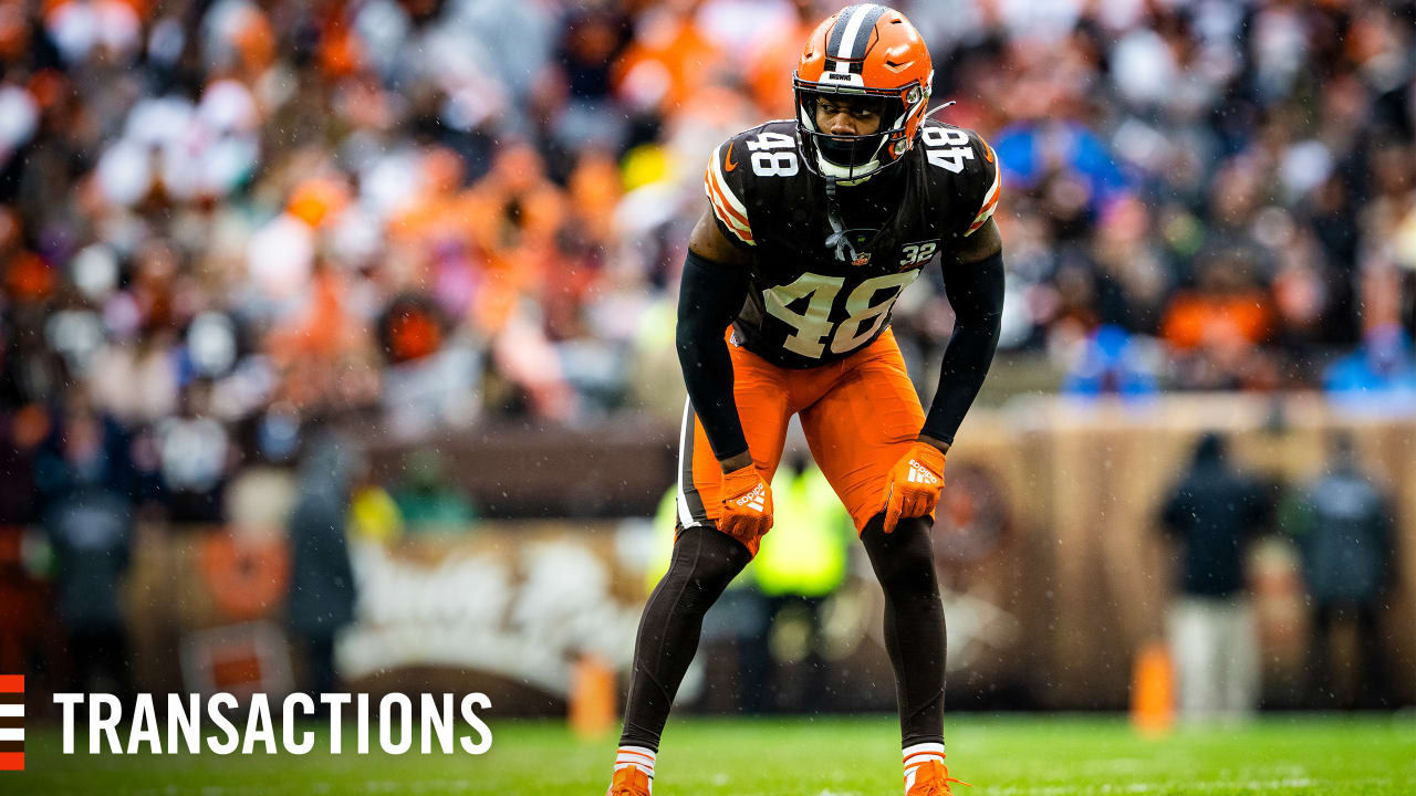 Browns elevate S Tanner McCalister and LB Charlie Thomas III from the ...