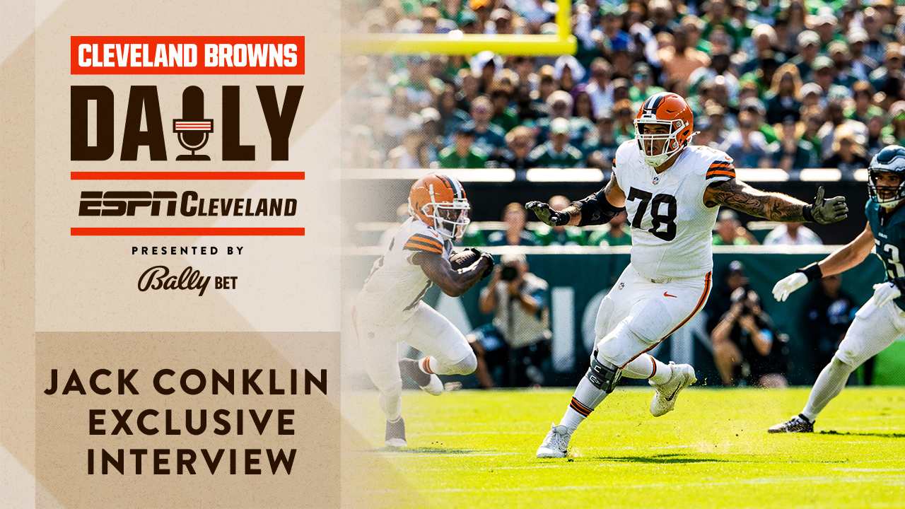 Jack Conklin Exclusive Interview | Cleveland Browns Daily | 10-18-24