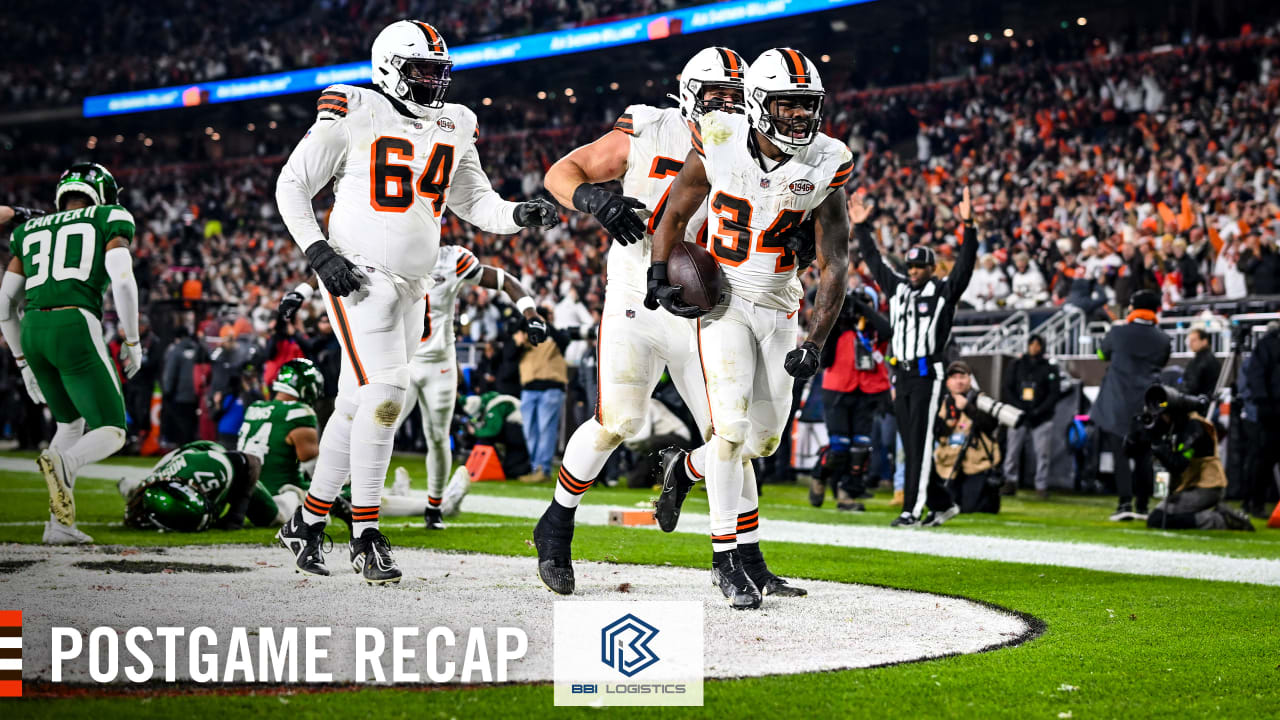 PLAYOFF BOUND: Browns clinch spot in postseason with win over Jets